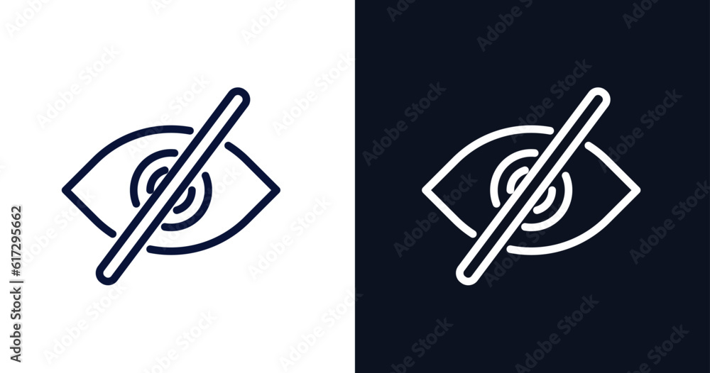 stealth icon. Thin line stealth icon from military and war and ...