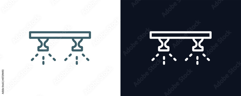 sprinkler icon. Thin line sprinkler icon from agriculture and farm ...