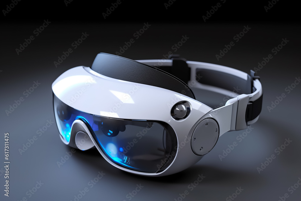 VR glasses isolated background Stock Illustration | Adobe Stock