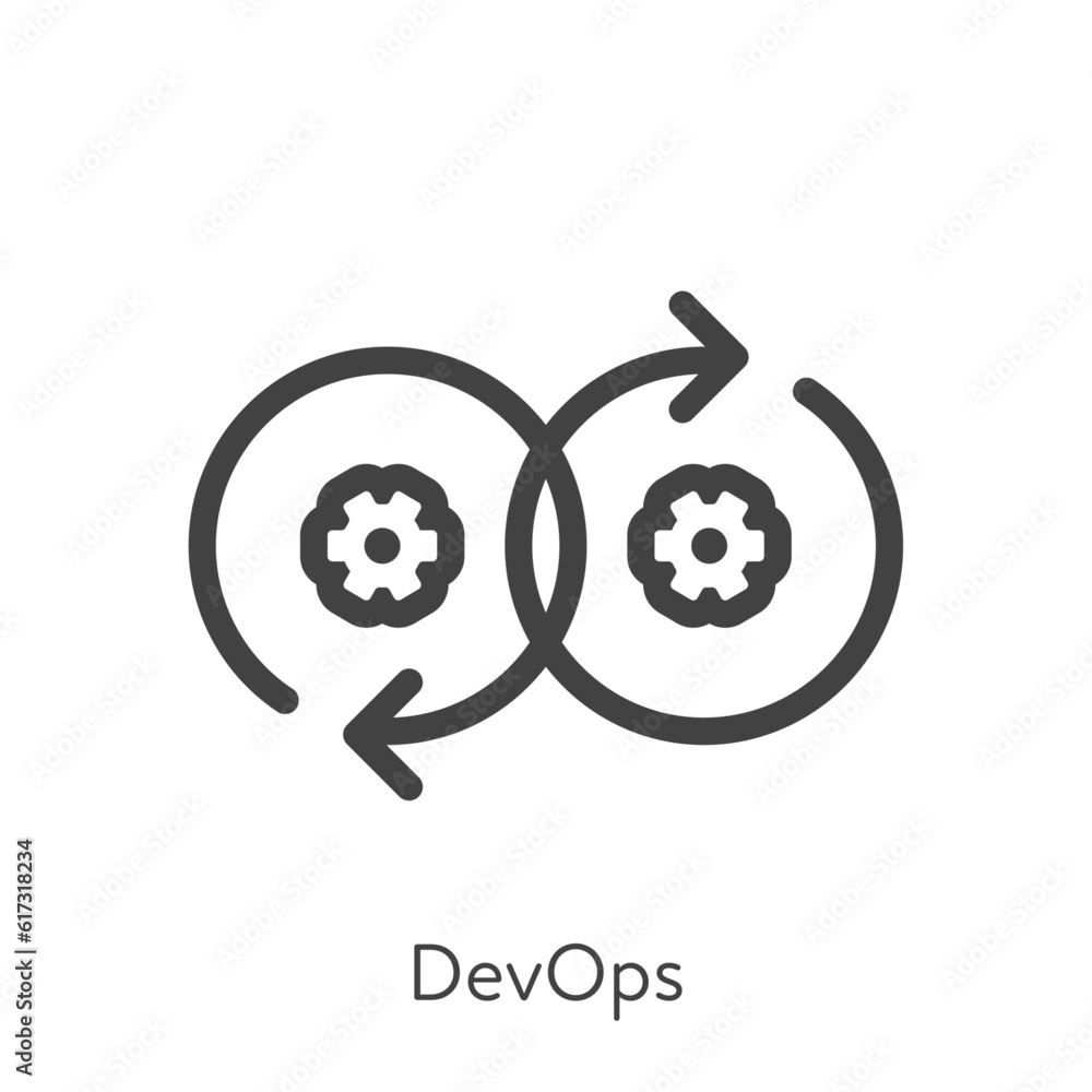 Outline style ui icons hard skill collection. Technical and IT. Vector ...