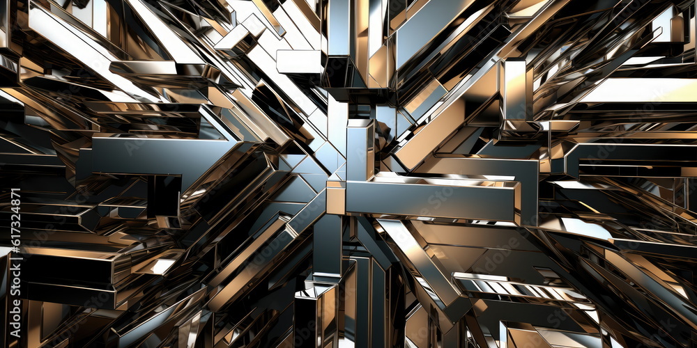 Metal shield, Metal barrier. Tough metal. Chrome, titanium, metallic ...