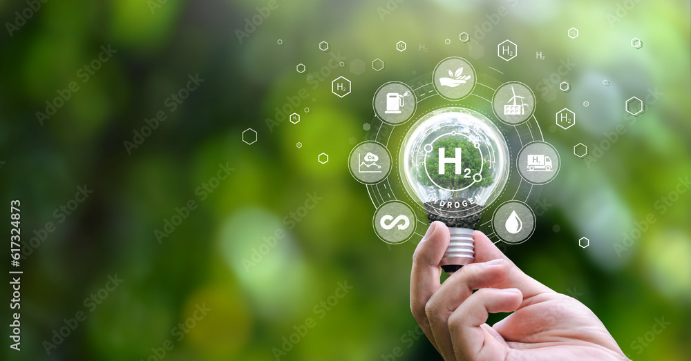Hydrogen H2 innovation, zero emission technology. On Clean Hydrogen ...