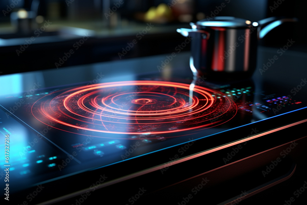 Induction Cooktop with Precise Temperature Control and Safety Features ...