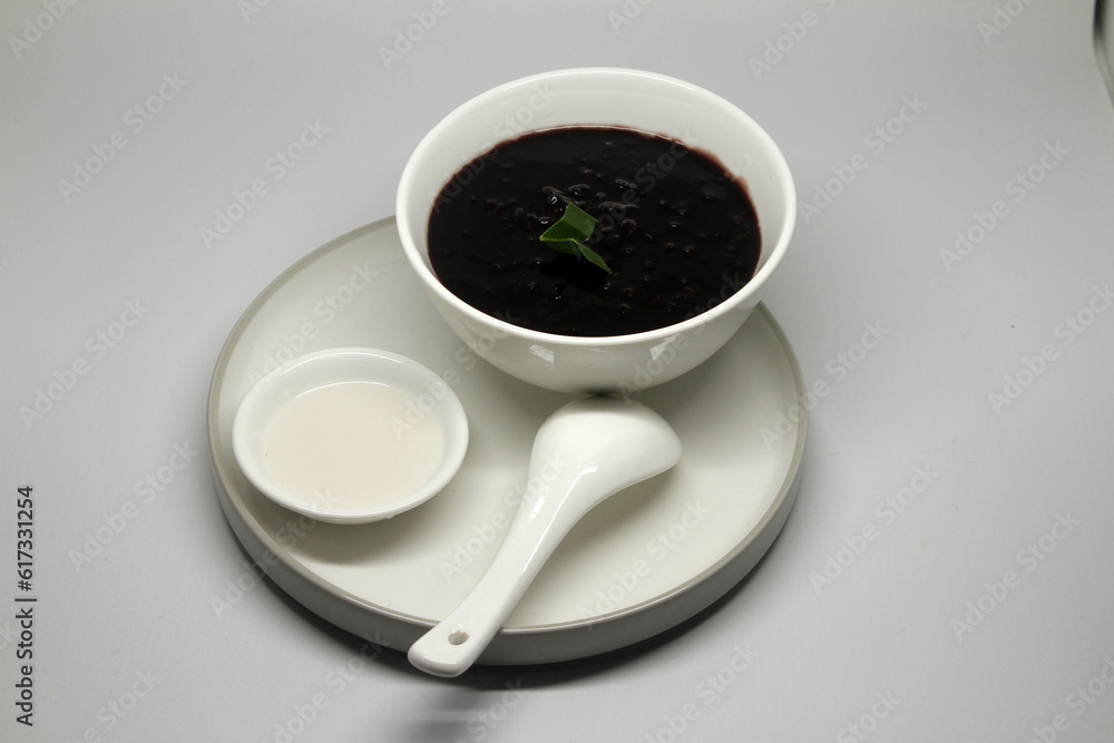 ketan hitam Bubur ketan hitam or black sticky rice porridge is one of ...