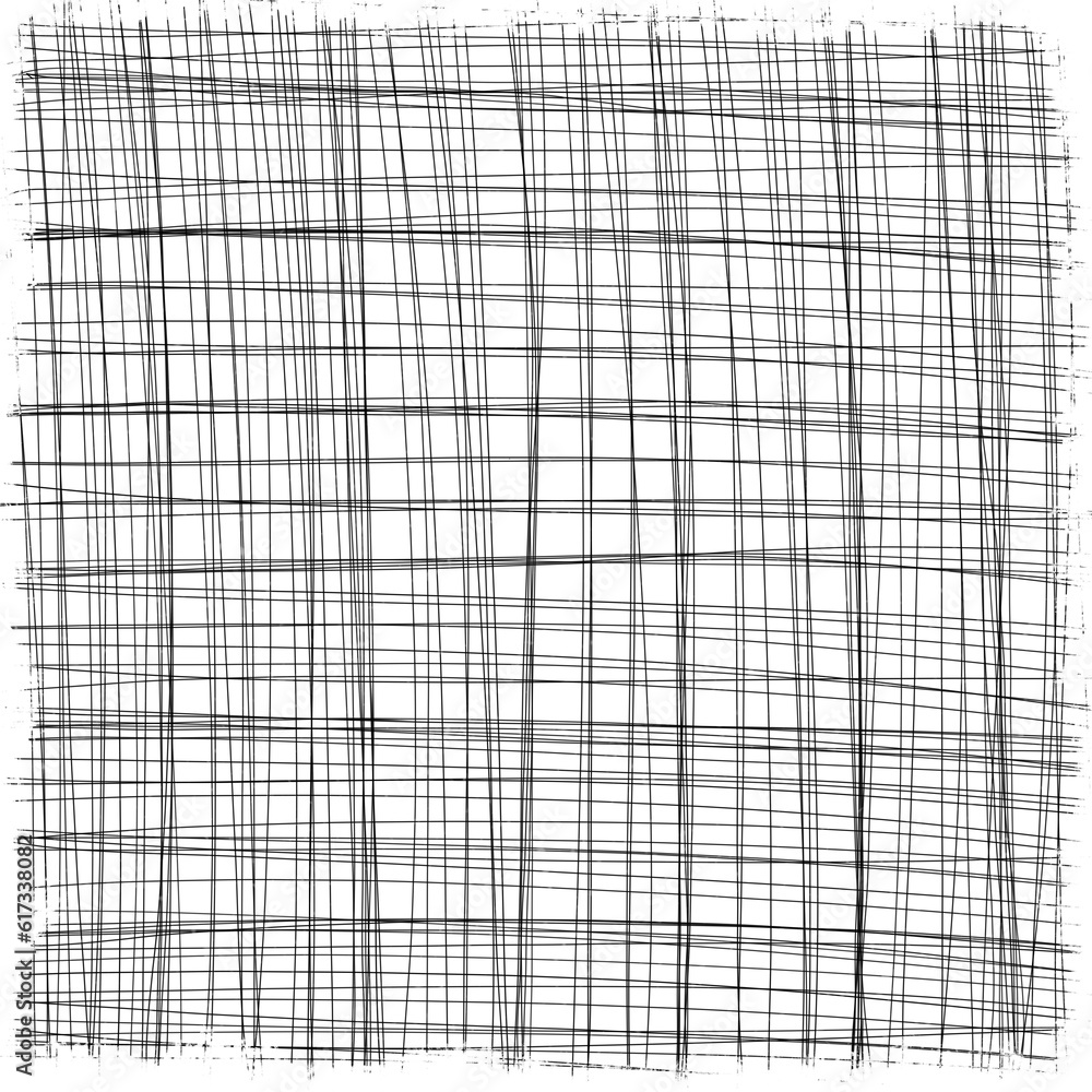 Check Horizontal Vertical Hatch Lines Abstract Black Stock Illustration ...