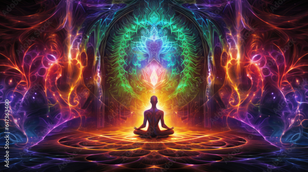 psychedelic new age mindfulness meditation sacred geometry astral - by ...