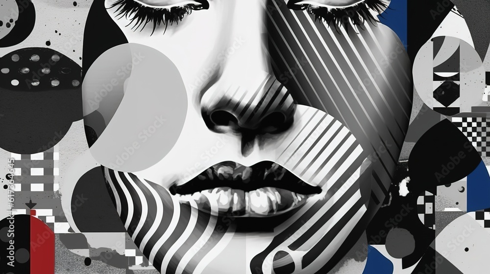 A Collage of Faces Depicting the Struggles of Psychology, Depression ...