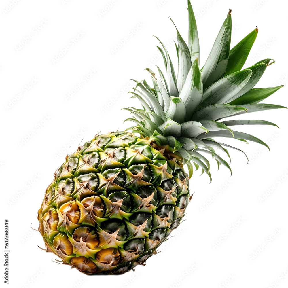 pineapple isolated on transparent background Stock Photo | Adobe Stock