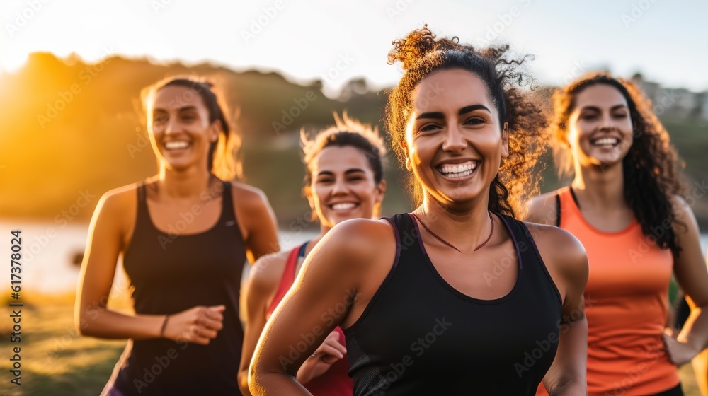 People Exercising Outside