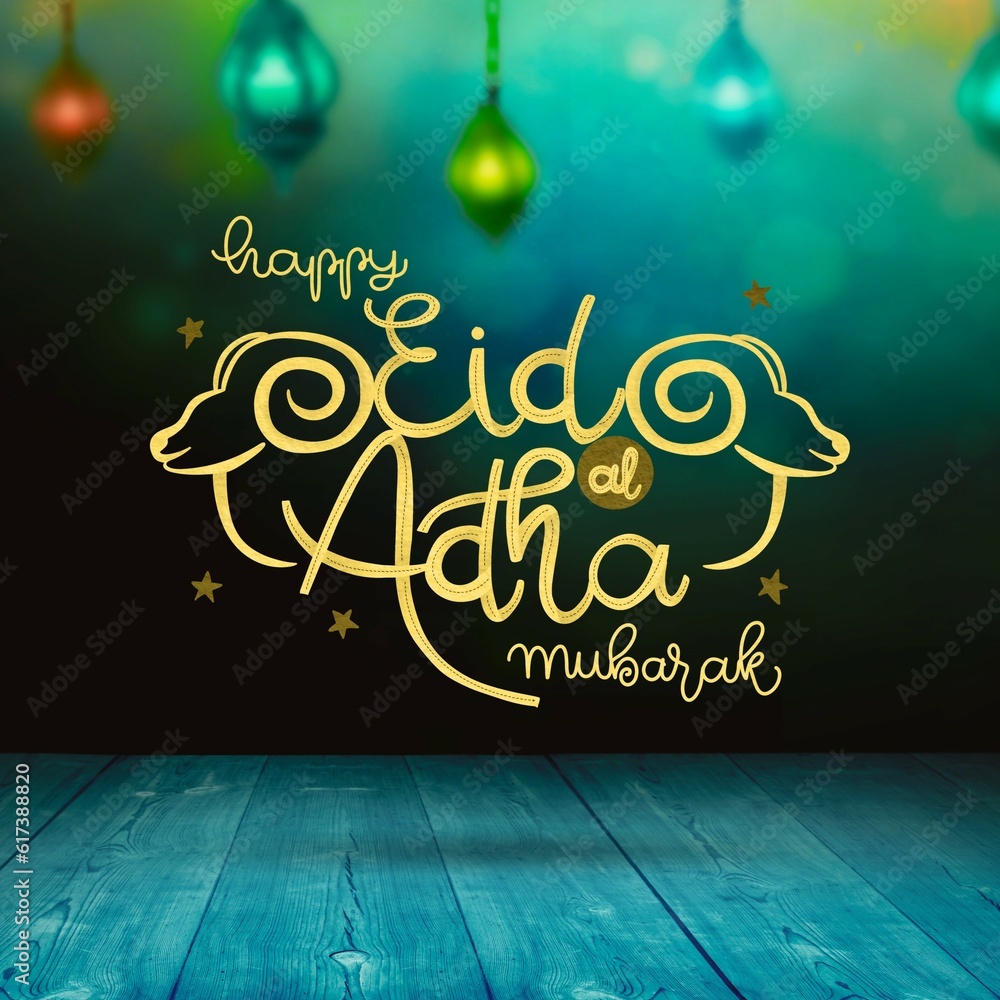 Eid ul Adha Eidul Adha Post Card Design Eid Mubarak Eid Al Adha Art ...