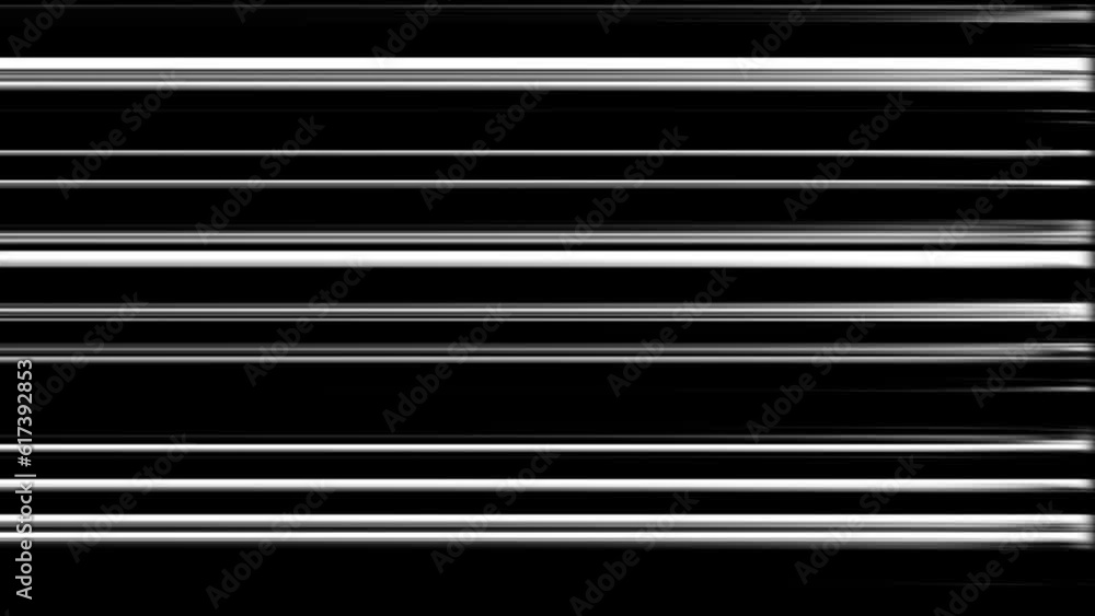 Analog abstract digital animation in black and white background with ...