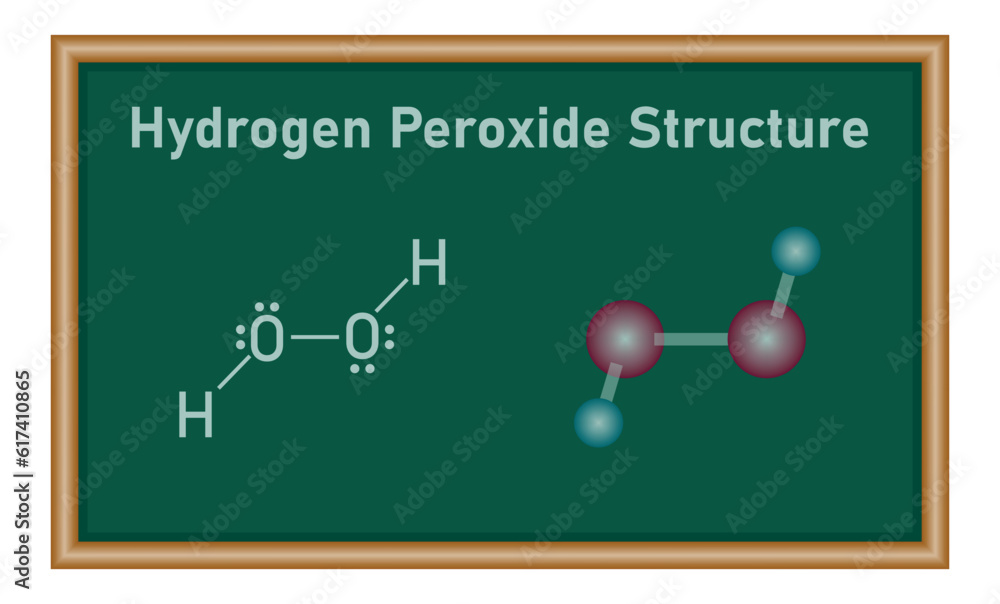 Lewis structure of hydrogen peroxide (H2O2). Chemetry resources for ...