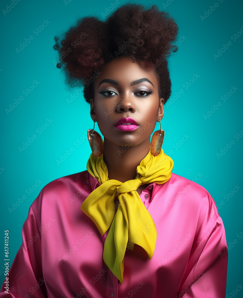 Woman Female Face Portrait Close Up Photo Digital Generated Realistic ...