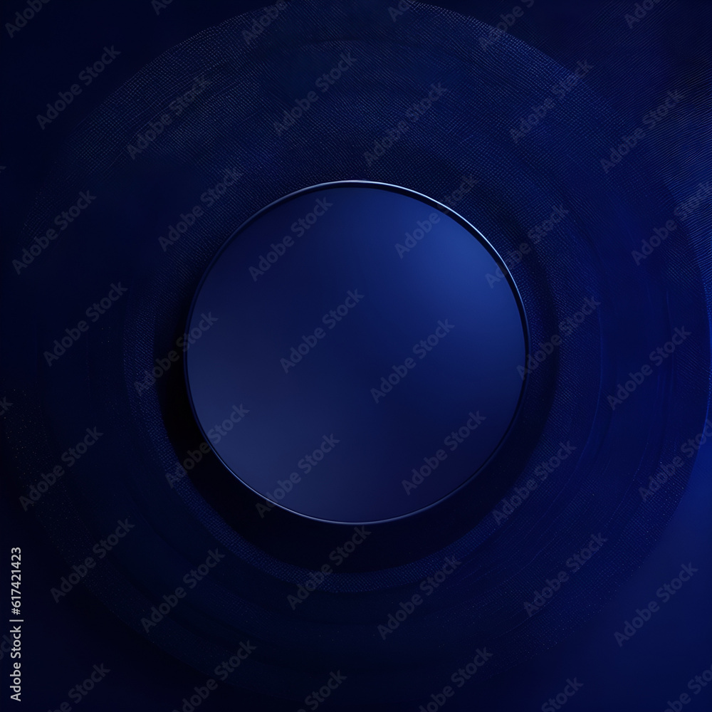 abstract blue background with circles - Dark Blue and Black Circle ...