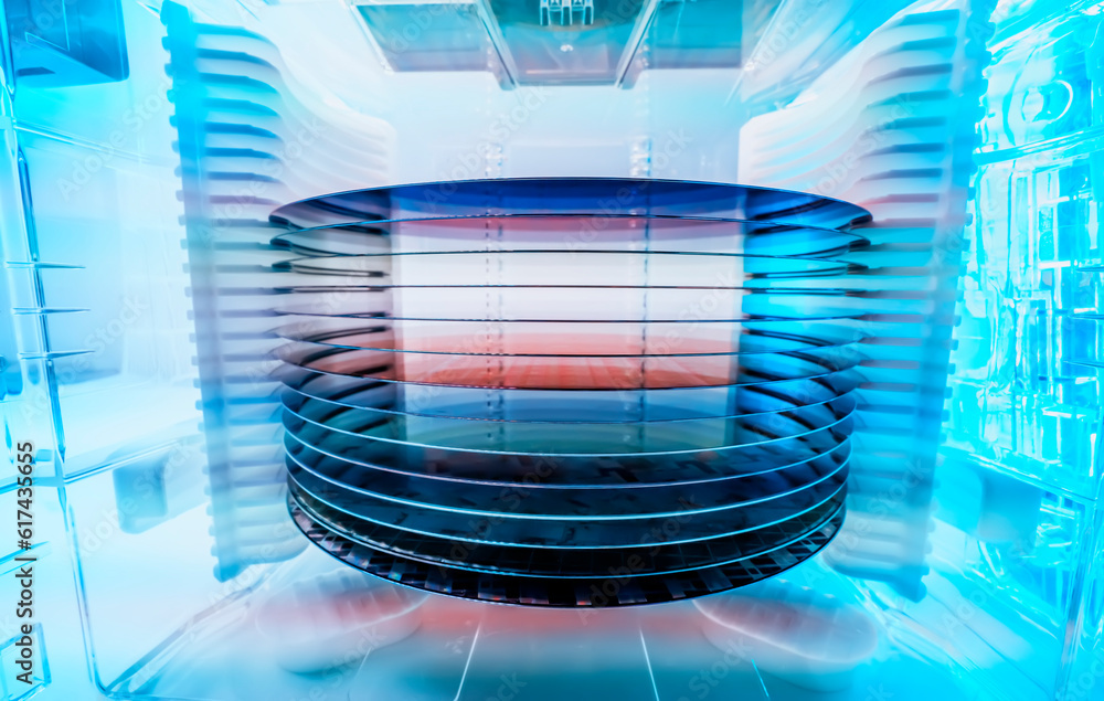 Silicon Wafers and Microcircuits of semiconductor material,used in ...