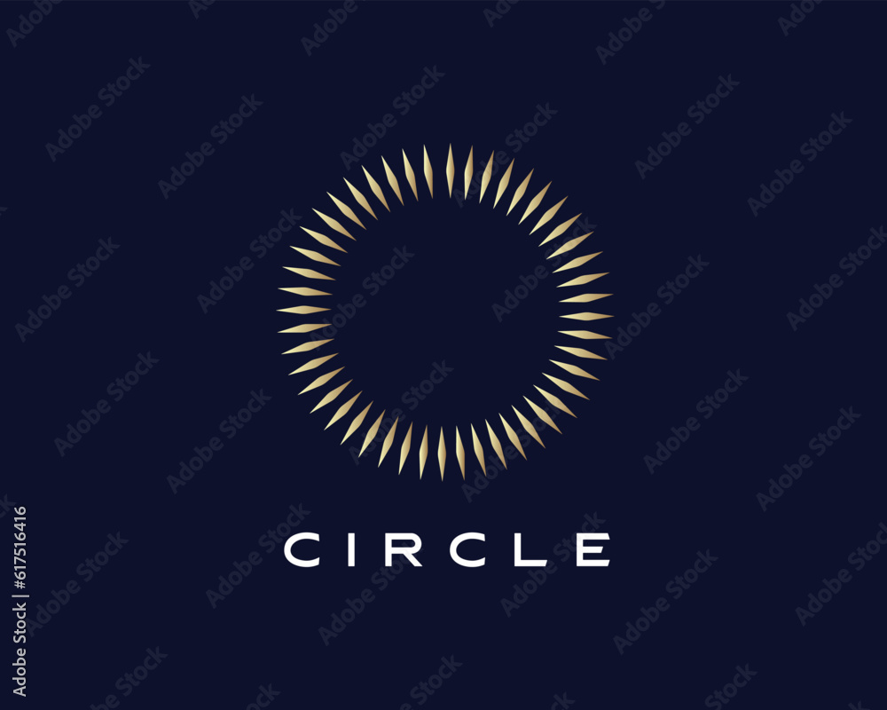 Vector luxury abstract circle letter O logo design template ...