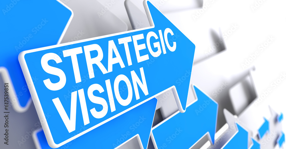 Strategic Vision, Label on the Blue Pointer. Strategic Vision - Blue ...