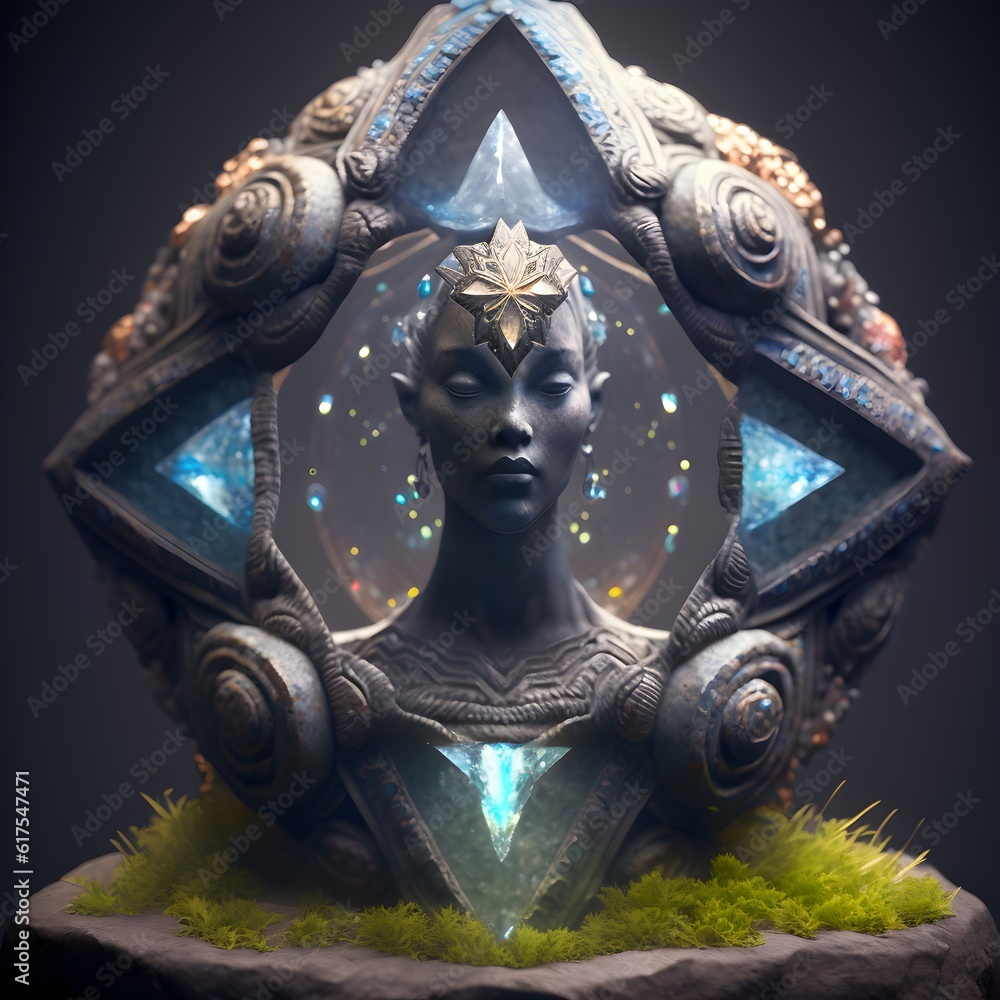 primordial divine mother talisman extremely photorealistic extremely ...