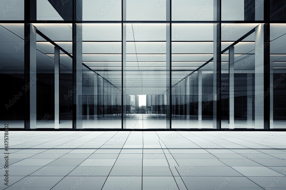 Dynamic interplay of glass reflection and motion blur in a visually ...