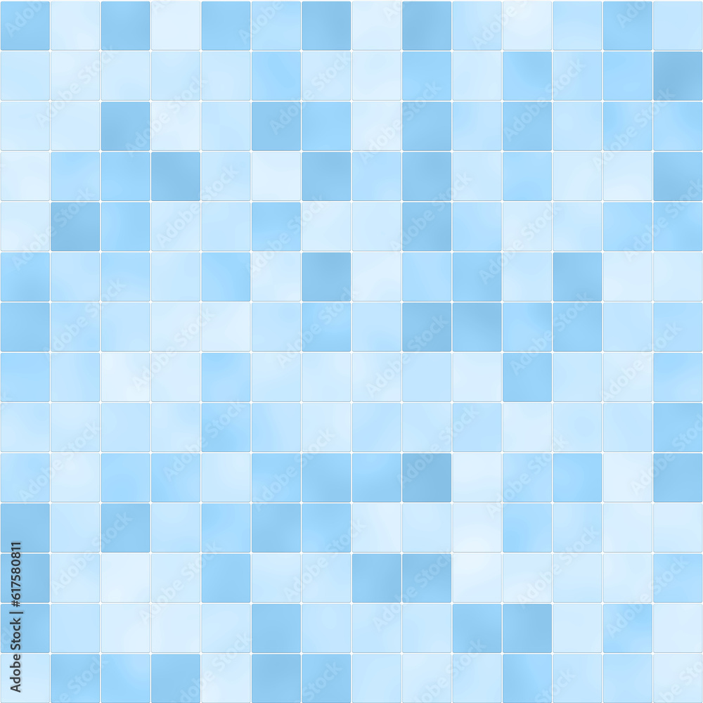 Blue tile wall checkered background bathroom floor texture. Wall and ...