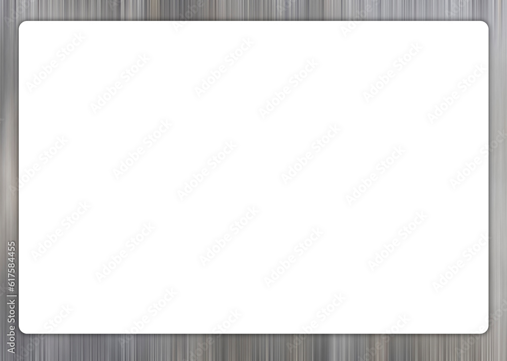 It is a frame that creates a bright white margin space on a landscape ...