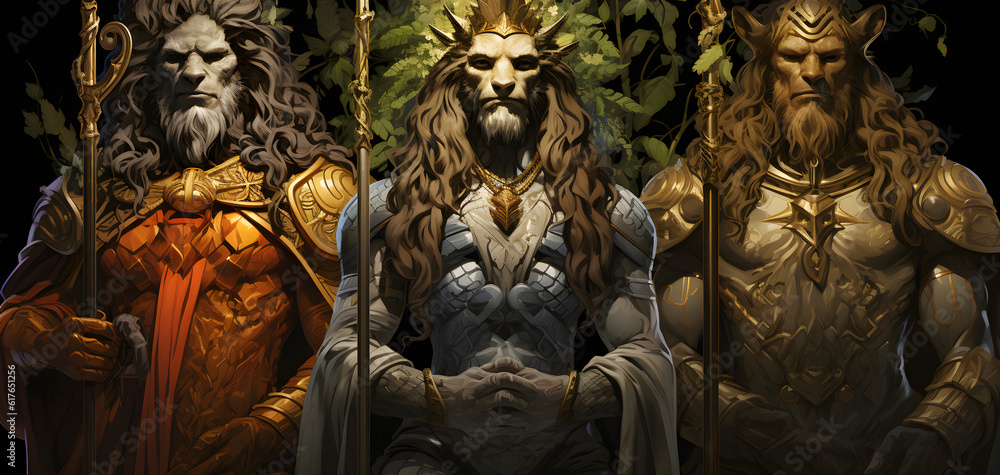 the four versions of a warrior pose in three different armor styles ...