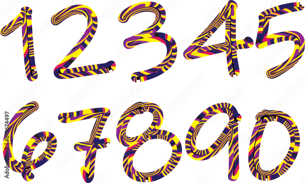 Tyre track numbers . Grunge texture . Screen print . Vector tire track ...