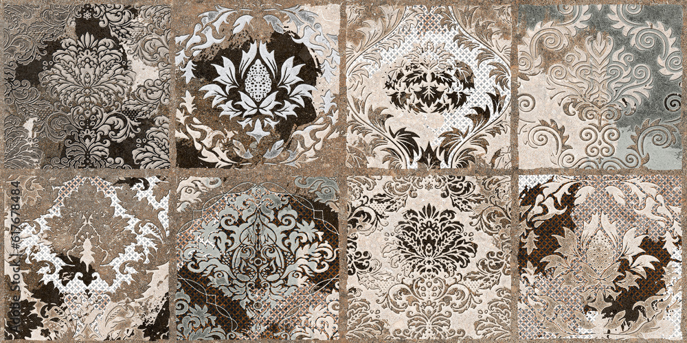 Multicolor Digital Wall Tile Decor For interior Home or Ceramic wall ...