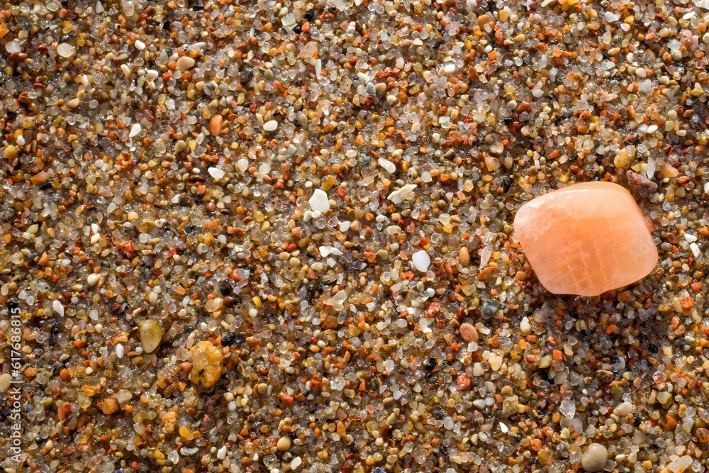 Small round stones background. Stone texture. Rough surface of small ...