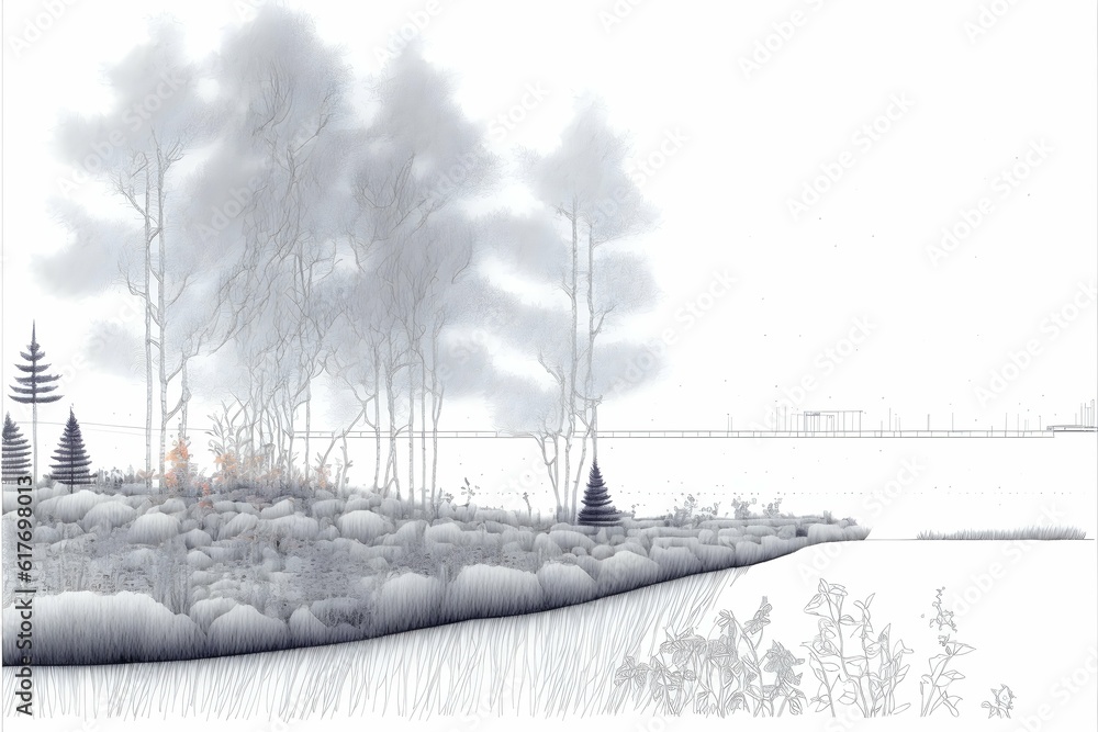 urban waterfront park wetland plants salt marsh False Creek landscape ...