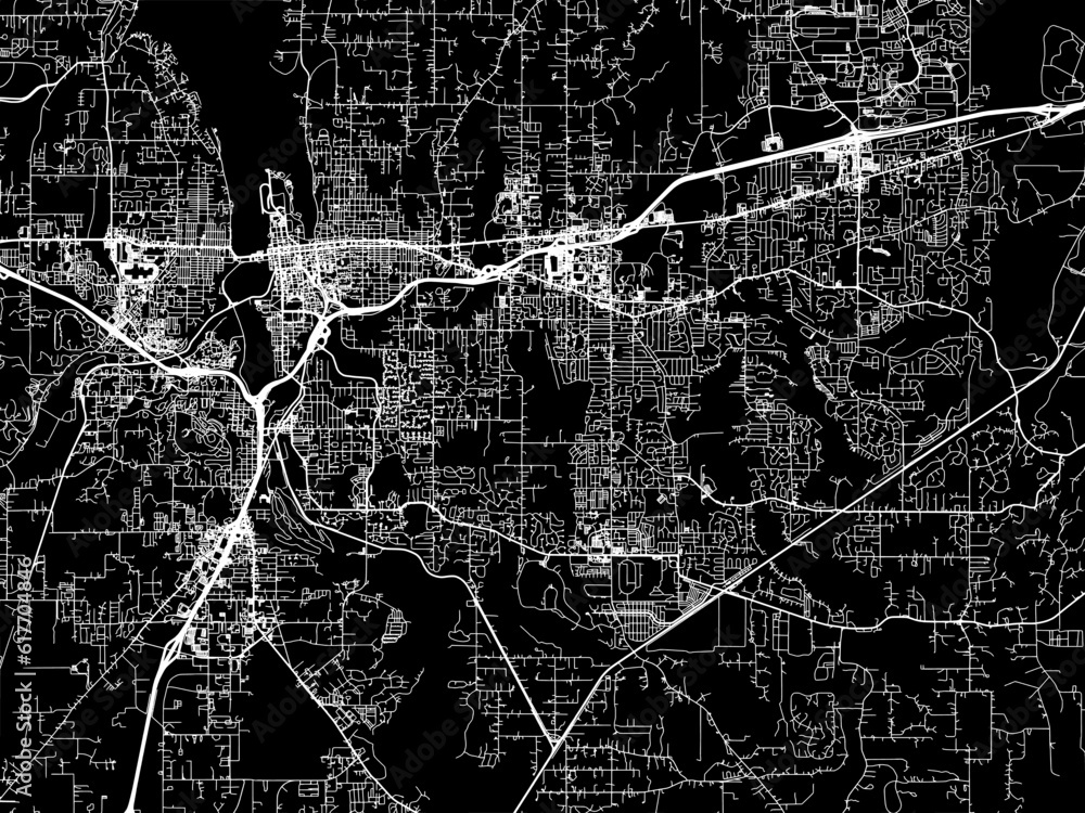 Vector road map of the city of Olympia Washington in the United States ...
