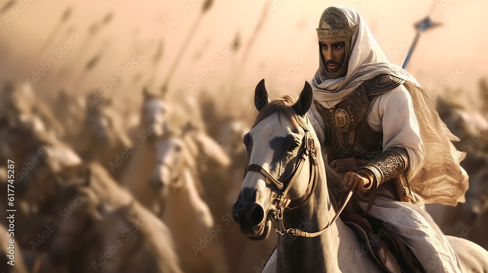 ancient arab background design, moments soldiers arabian before ...