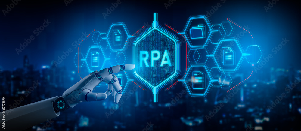 RPA (Robotic Process Automation system),Artificial intelligence , Robot ...