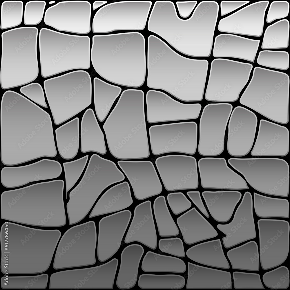 Abstract stone texture. Small pebbles in multicolored colors in cartoon ...