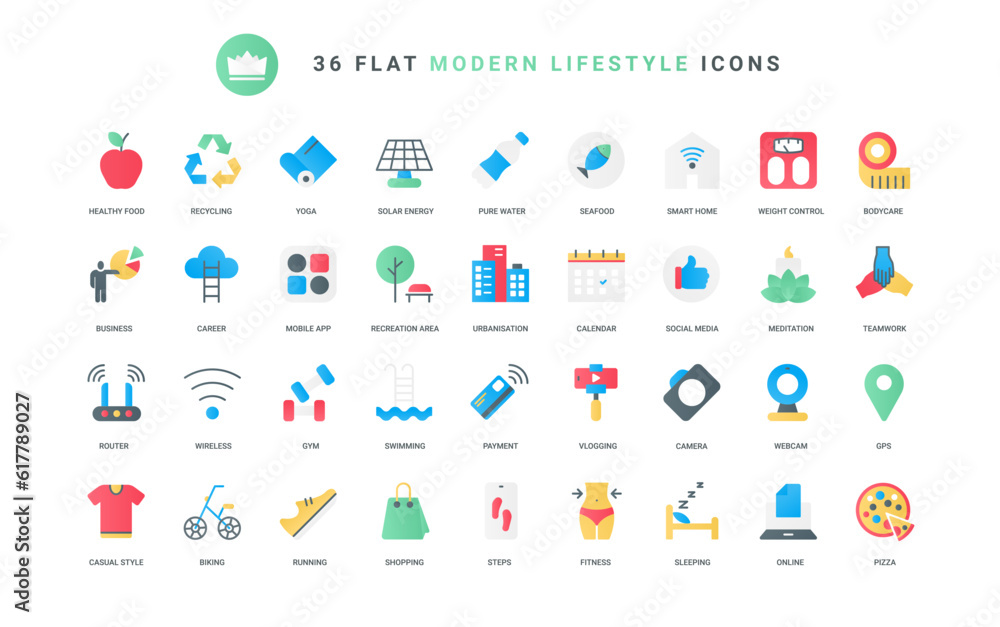 Symbols of youth and social media, sports and fitness, smart mobile ...