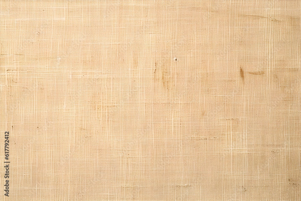 Earthy light beige brown hessian sack fabric, raw canvas texture ...