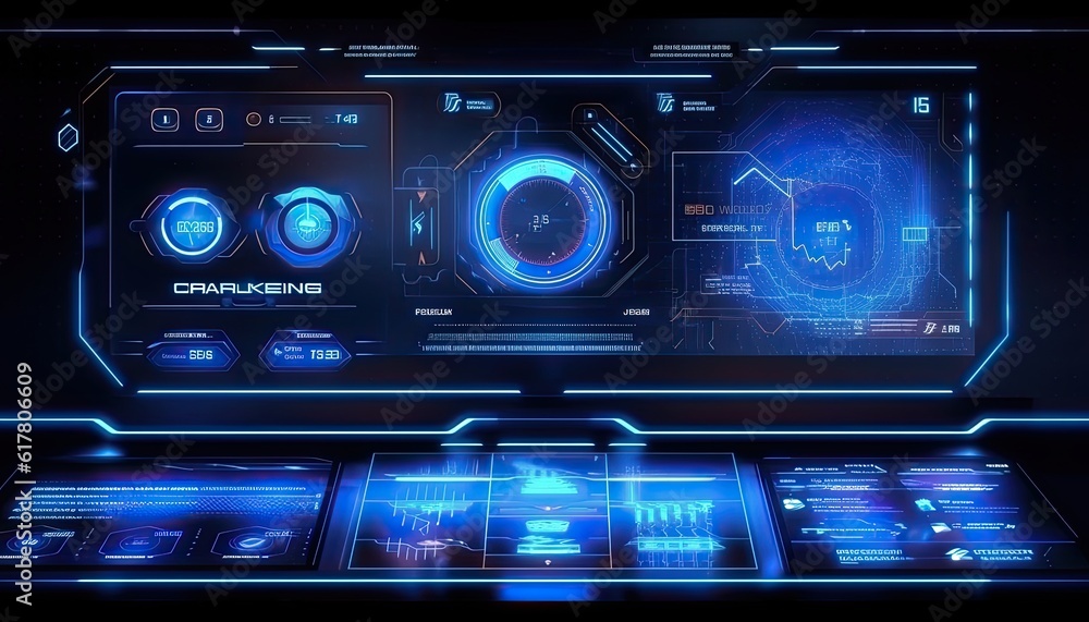 abstract technology ui futuristic concept hud interface hologram ...