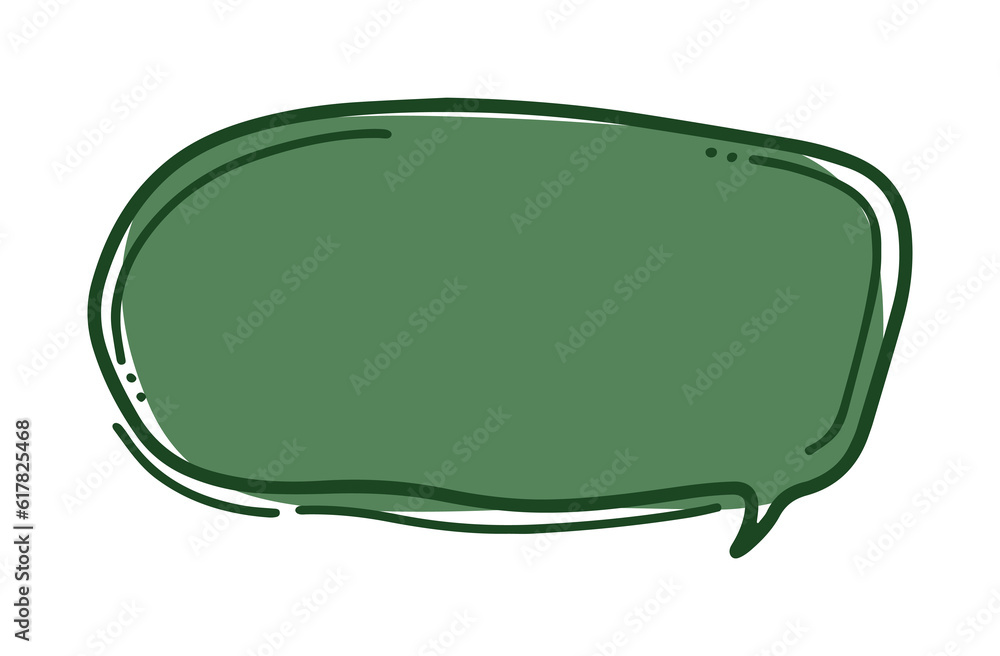 Text Box for Quote and Note in Comic Cartoon Doodle Vector Illustration ...