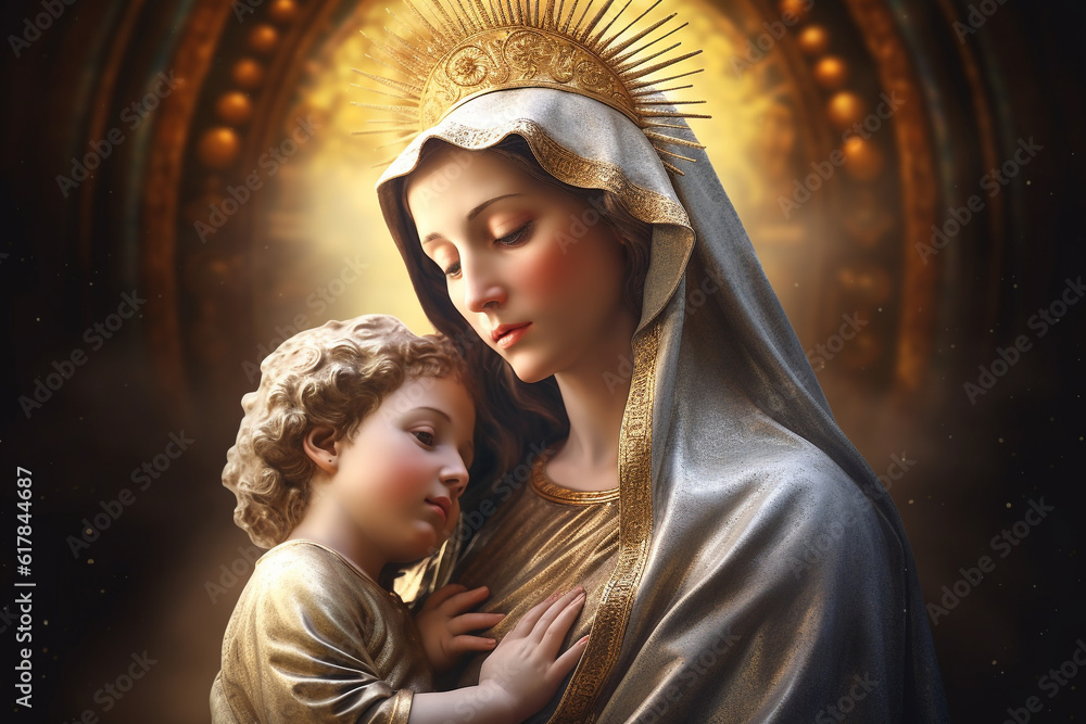 Virgen del Carmen, Blessed Virgin Mary, Our Lady Nossa Senhora do Carmo ...