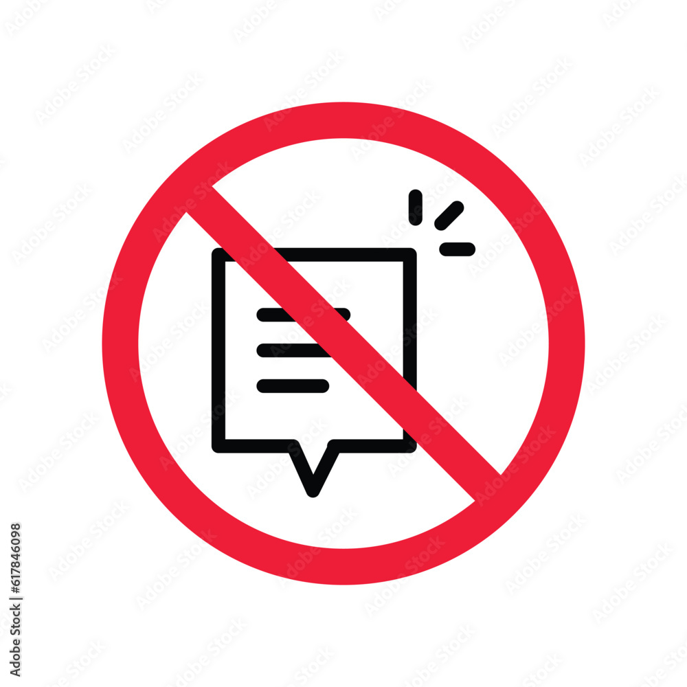 Forbidden Prohibited Warning, caution, attention, restriction label ...