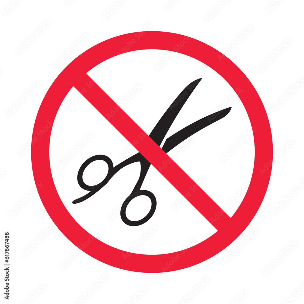 Forbidden Prohibited Warning, caution, attention, restriction label ...