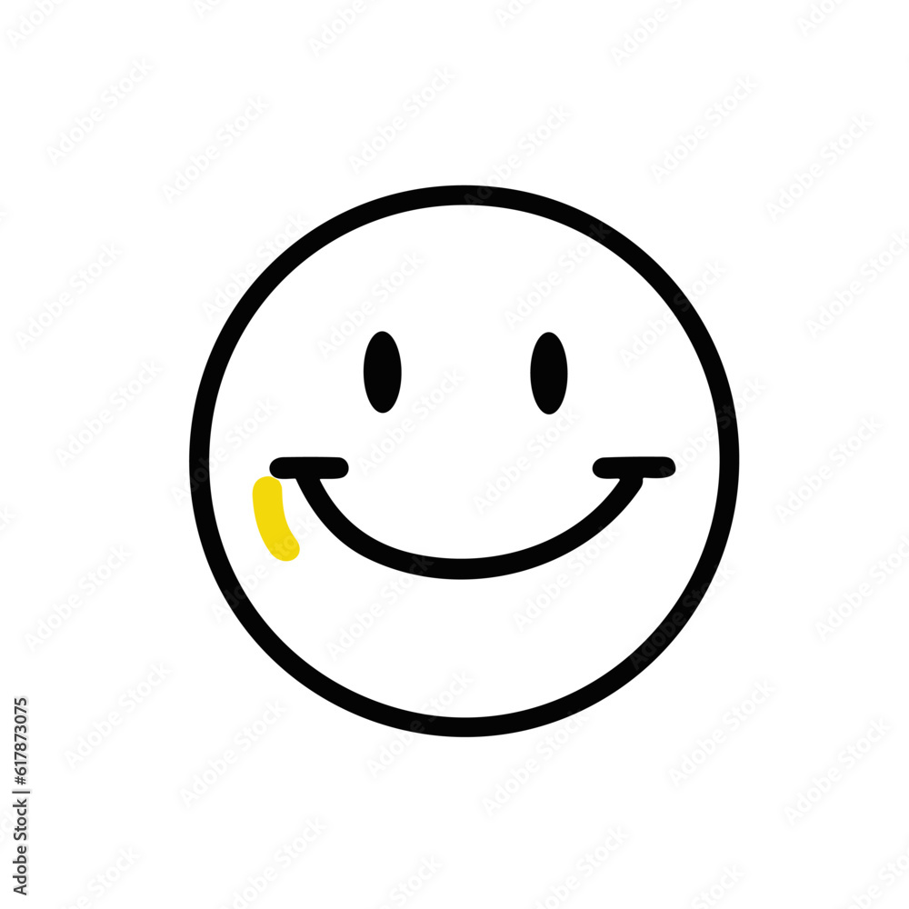 Expressive Communication: Smile Emoji Logo Vector Design for Positive ...