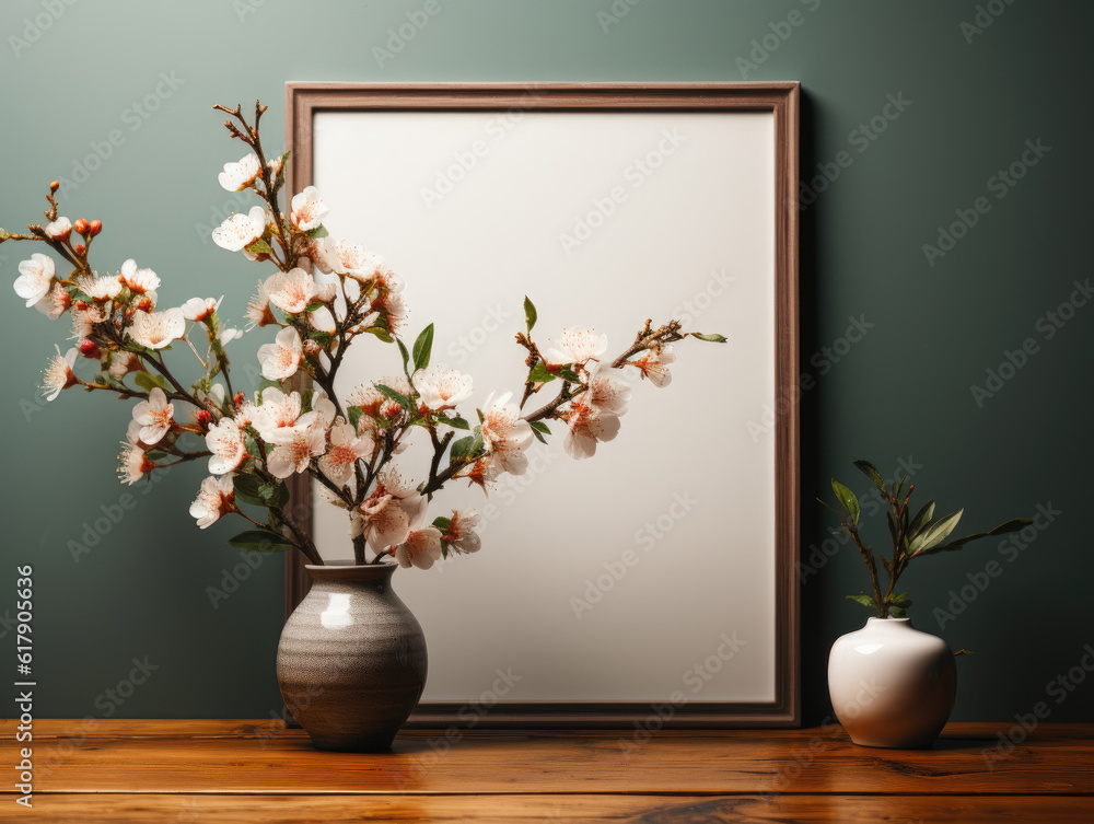 Mockup frame in traditional home interior background HD, Background ...
