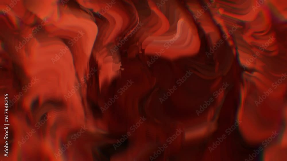 Glitch Wave VFX. TV Screen Noise. Video background, transition, effect ...