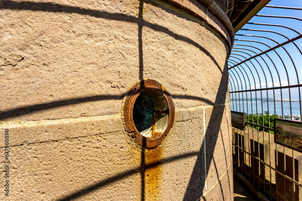 The Twin Lighthouse in New Jersey, USA, stand as iconic maritime ...