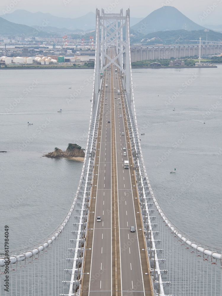 Kagawa, Japan - June 25, 2023: The Great Seto Bridge or Seto Ohashi ...