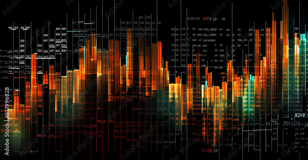 Stock market chart background no text Stock Illustration | Adobe Stock