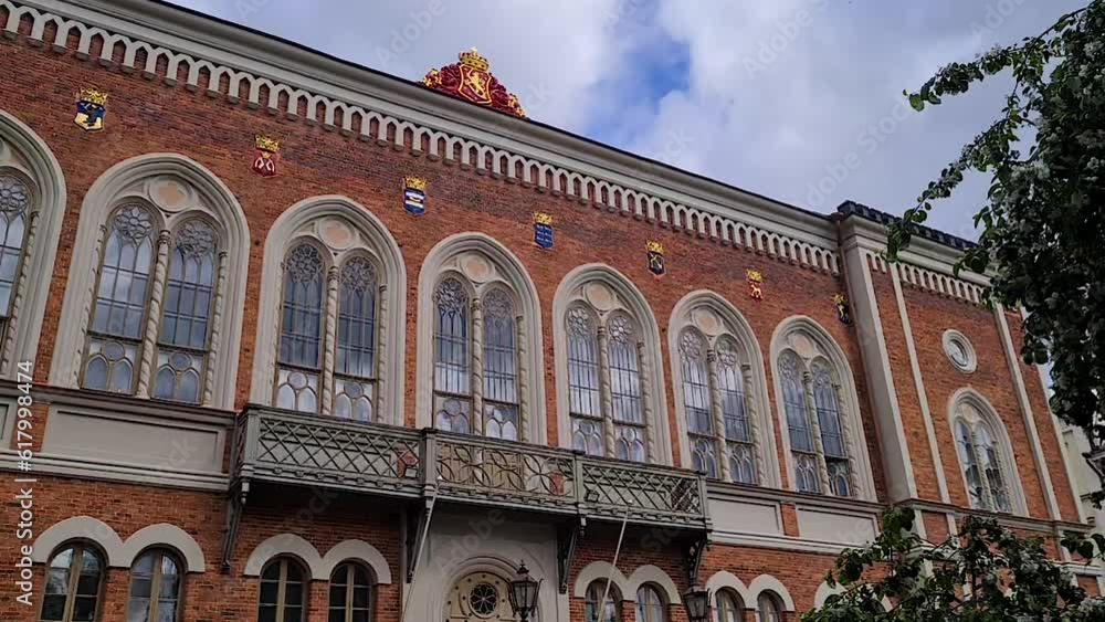 Vidéo Stock Finnish House of Nobility aka Ritarihuone in Downtown ...