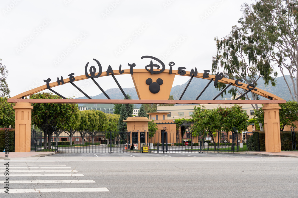 Walt Disney Studios in Burbank, California, United States - May 28 ...
