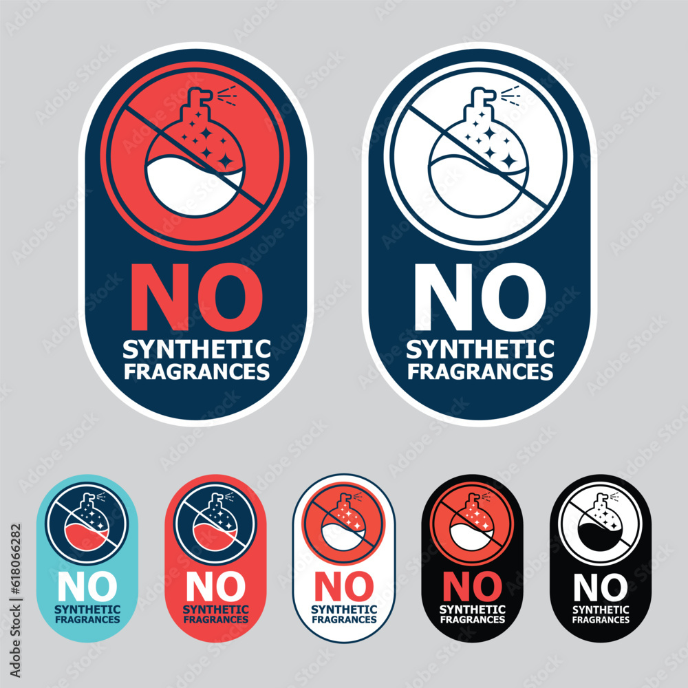 No Synthetic Fragrences, symbol, pictogram, sign, logo, emblem, badge ...